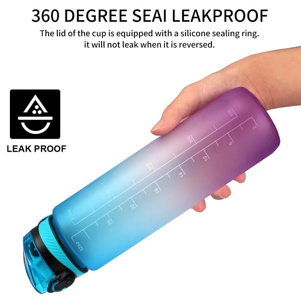 1 L Motivational Time Marker Bottle – Home Phase