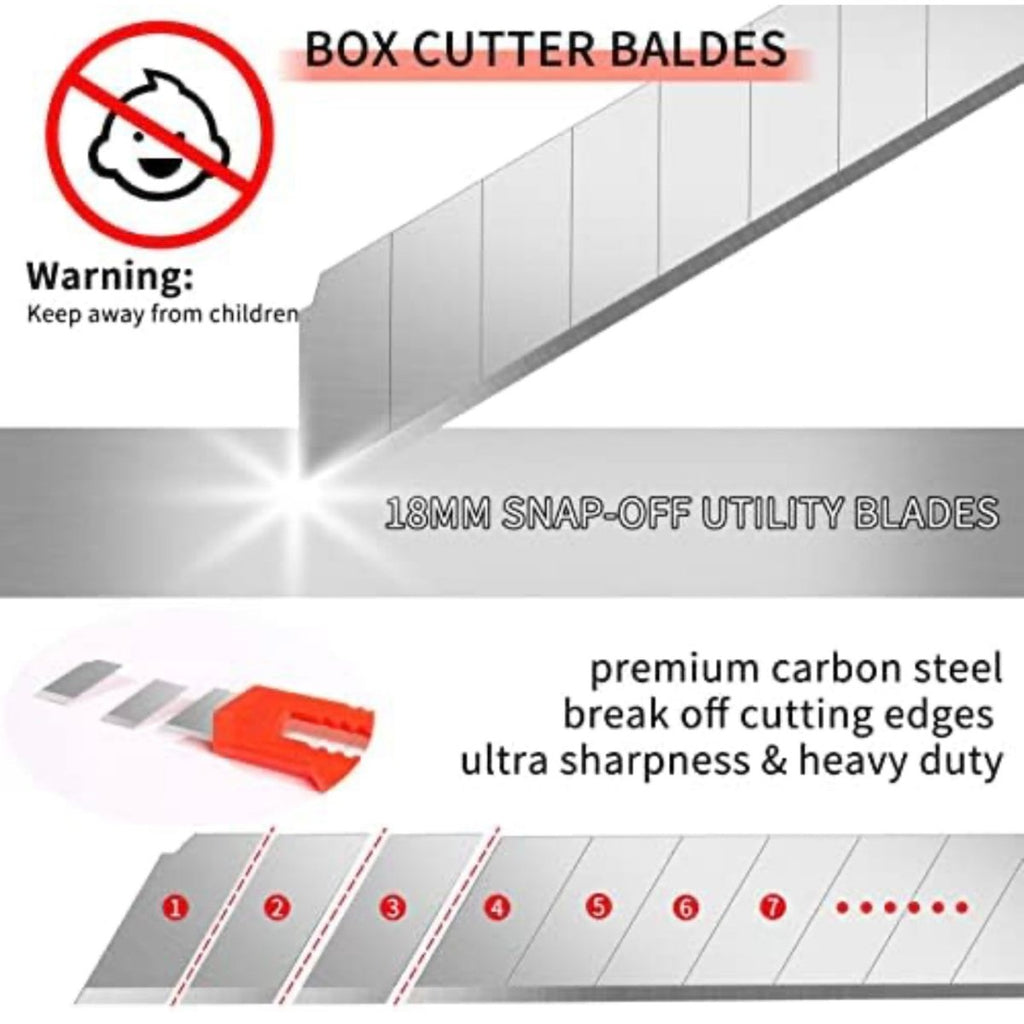 18mm Wide Blade Utility Knife / Box Cutter – Style Phase Home
