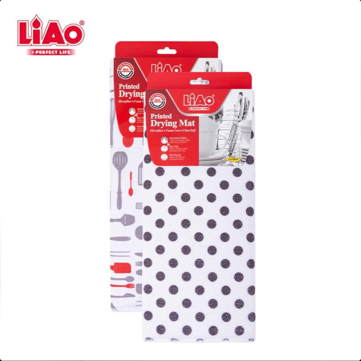 1PC Liao Printed Drying Mat XL - 51 x 38 cm – Home Phase