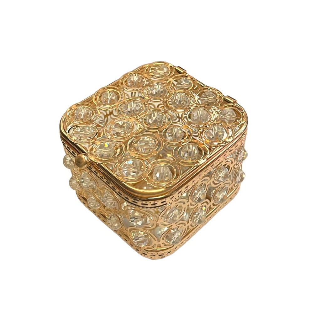 Crystal Rose Gold Jewellery Box – Style Phase Home