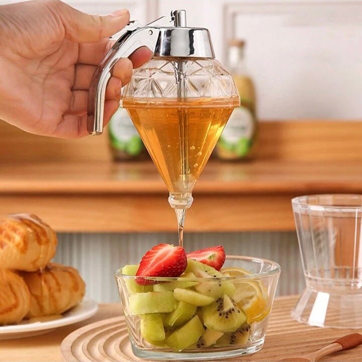 Diamond Shaped Syrup/Honey Dispenser – Home Phase
