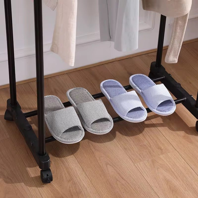 Double Pole Telescopic Clothes Rack – Home Phase