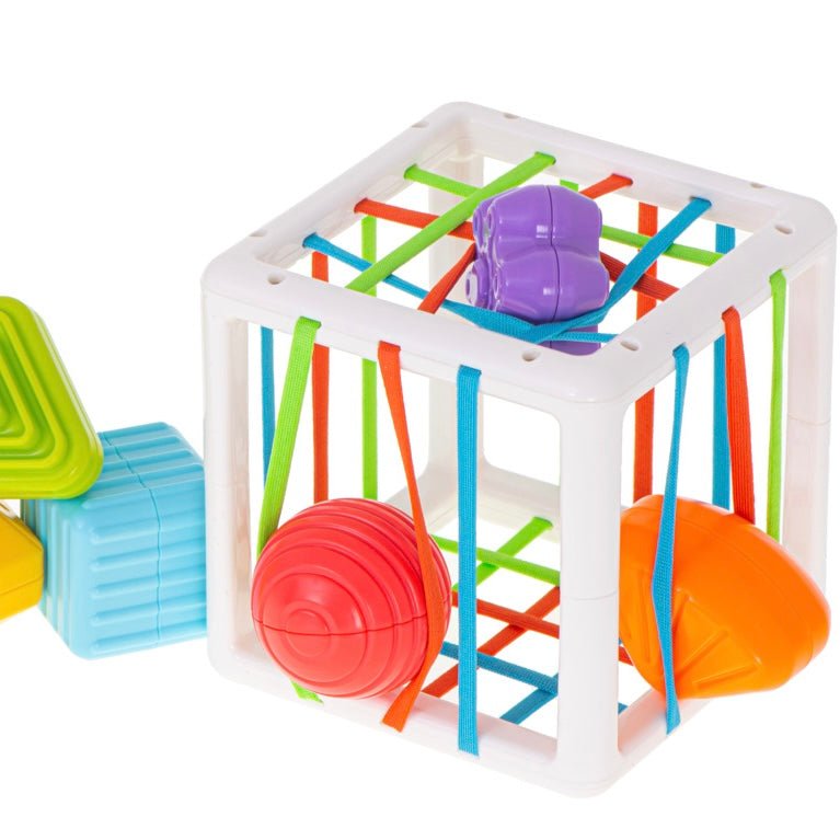Elastic Cube Baby Shape Sorting Toy – Style Phase Home