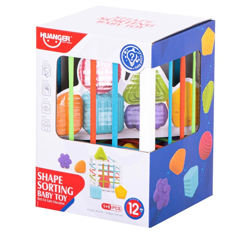 Elastic Cube Baby Shape Sorting Toy – Style Phase Home