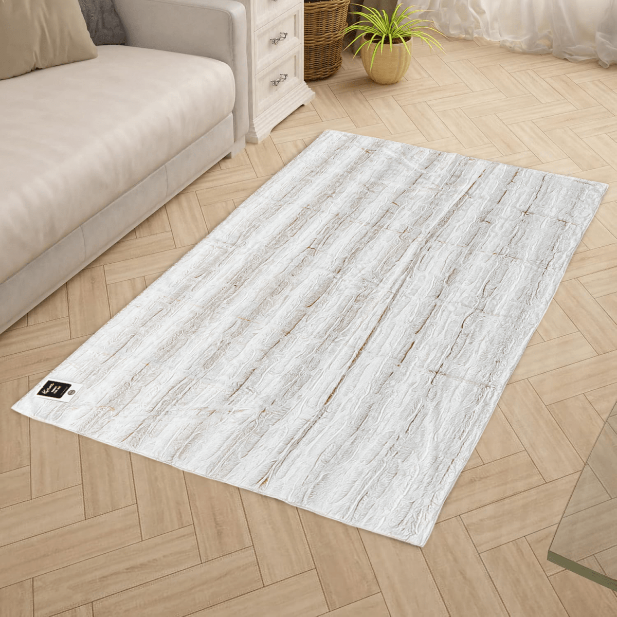 Faux Rabbit Fur Mat - 150 x 200 cm – Home Phase