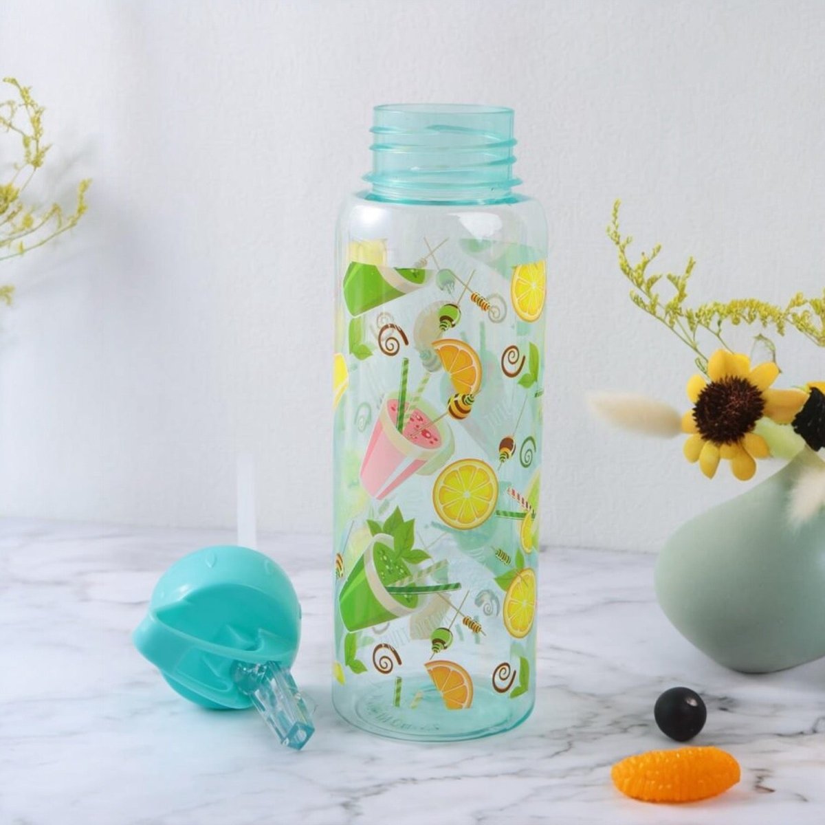 Fruity Straw Water Bottle - 500 ml – Home Phase