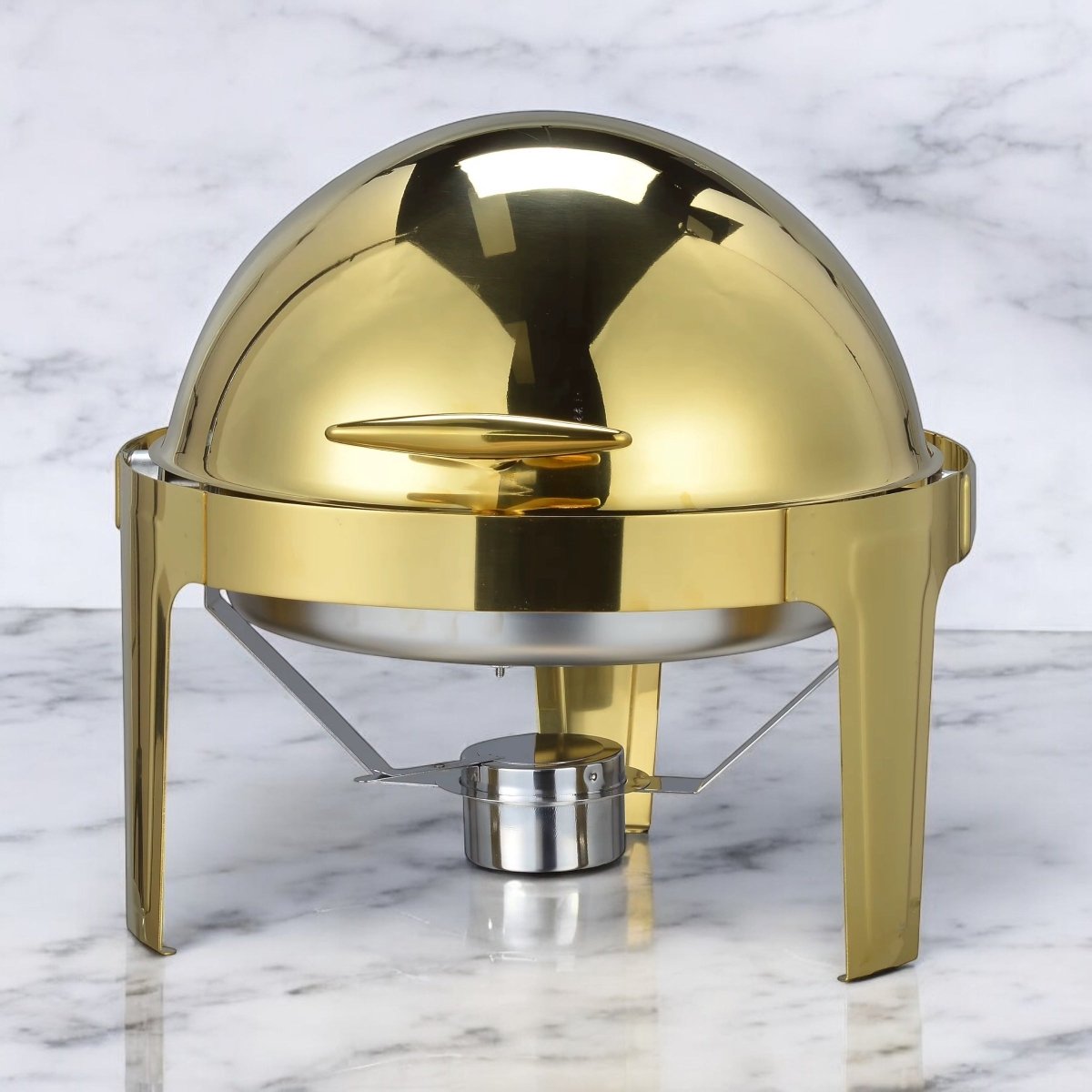 Gold Round Roll Up Chafing Dish - 10 Litre – Home Phase