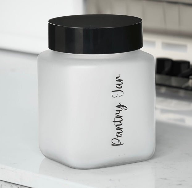 Herevin Frosted Glass Pantry Storage Jar – Style Phase Home