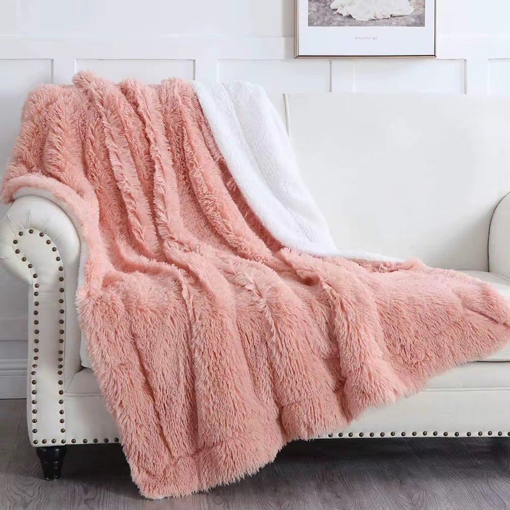 Kiara Super Soft Long Fur Sherpa Throw - 180 x 200 cm – Home Phase