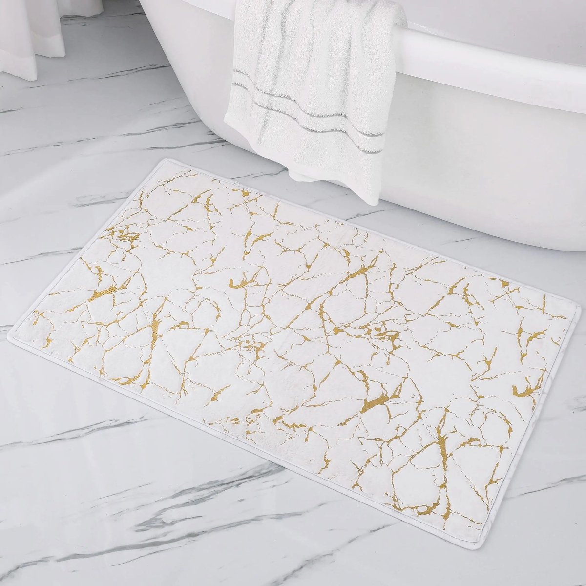 Marble Bathroom Mat - 80 x 50 cm – Style Phase Home
