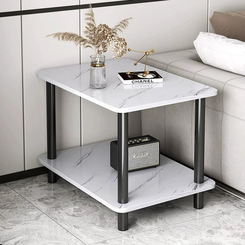 Nordic Marble Coffee Side Table - 60 x 30 x 53 cm – Home Phase