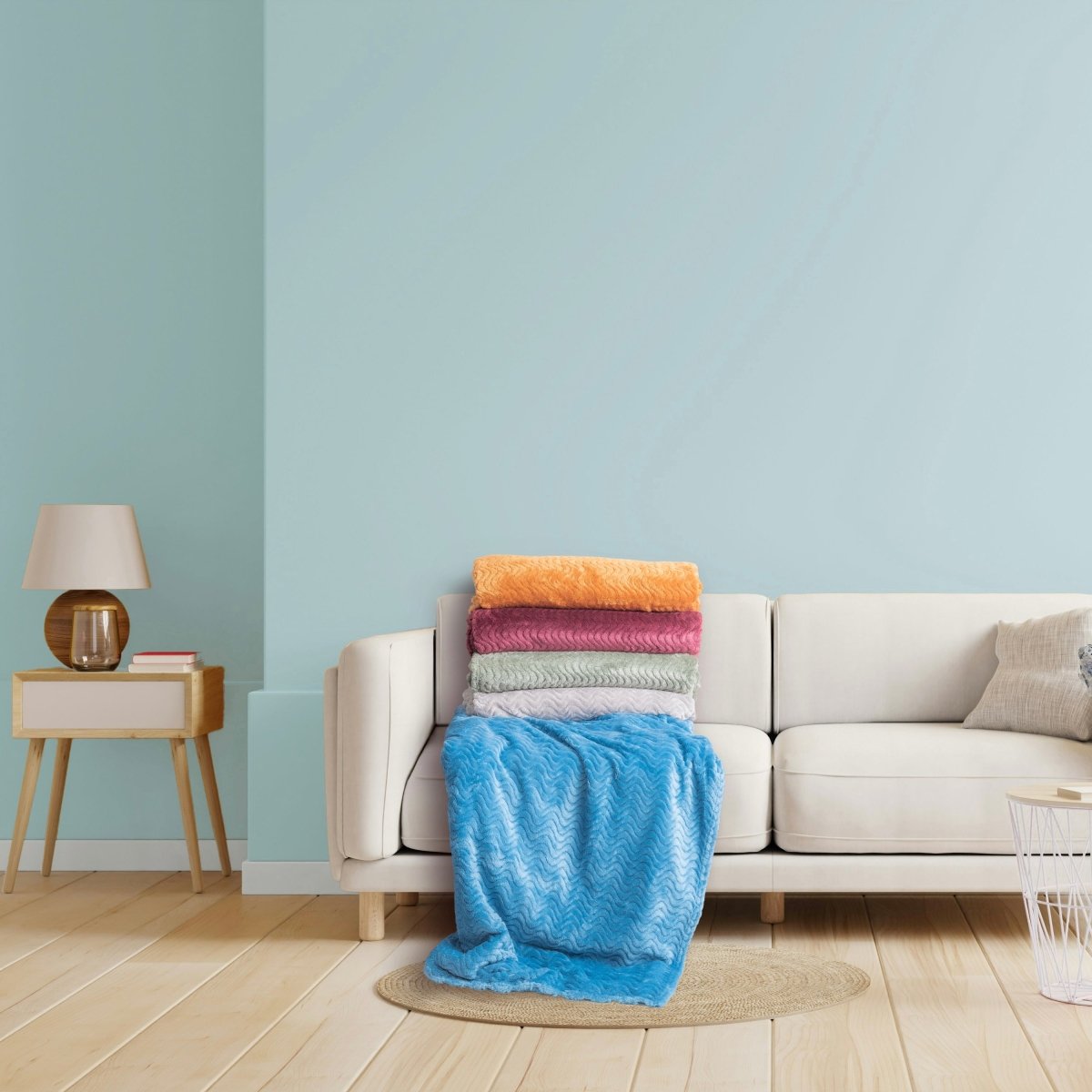 Pierre Cardin Soft Textured Ripple Throw - 180 x 200 cm – Home Phase