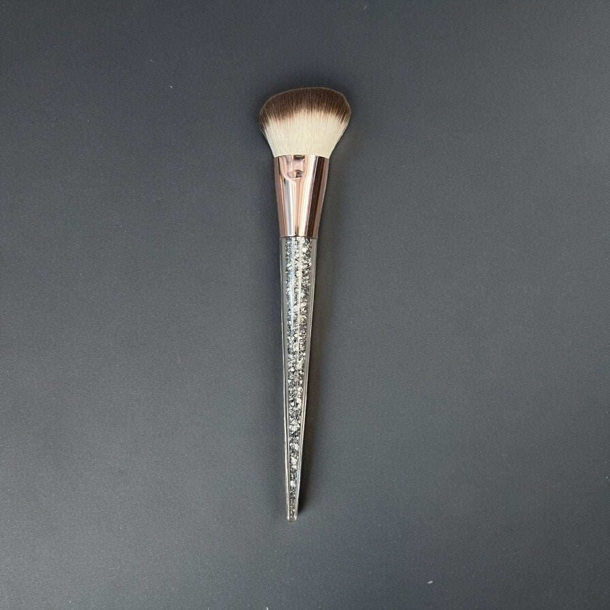 Professional Silver Glitter Two Tone Makeup Brush – Home Phase
