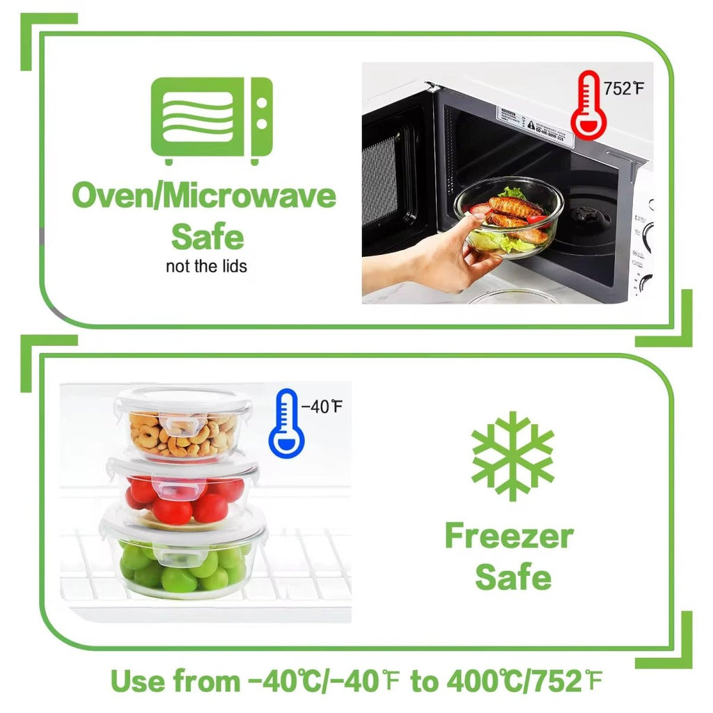 Rectangle Heat Resistant Glass Container – Home Phase