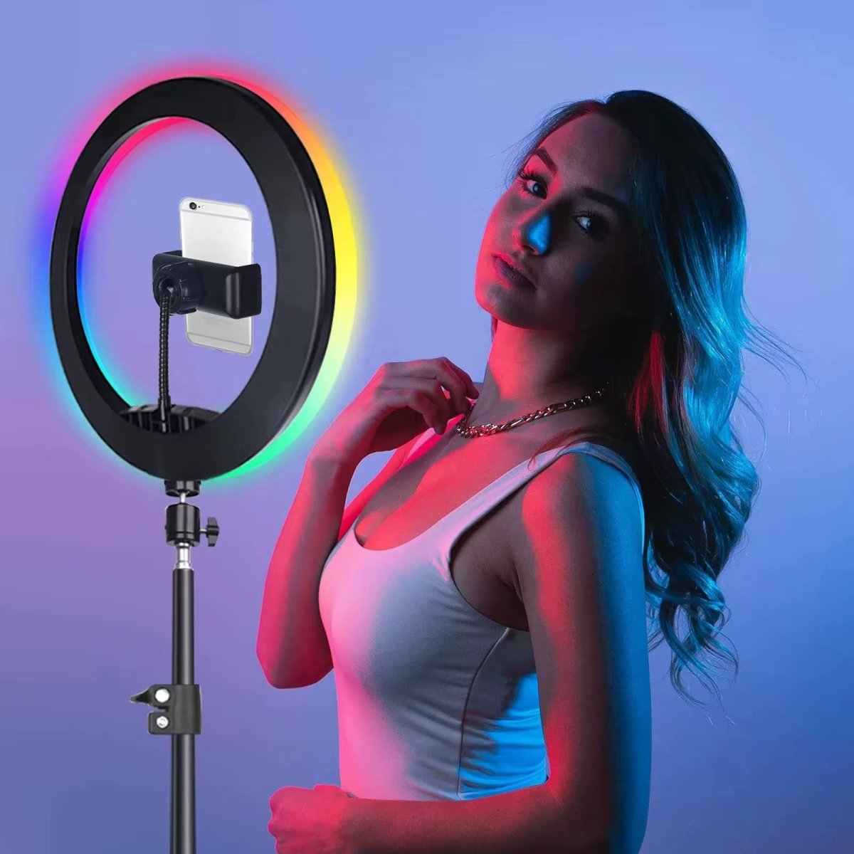 RGB LED Ring Light With Extendable Tripod – Home Phase