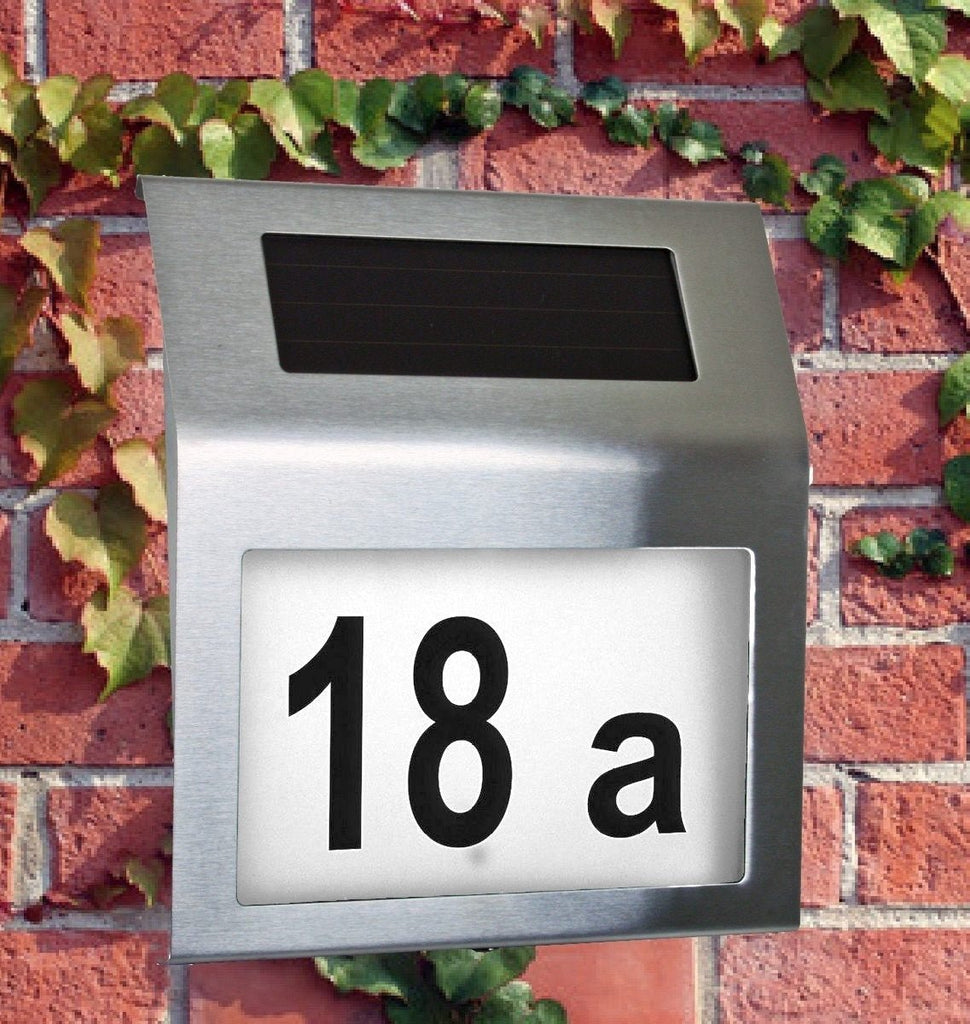 Solar Powered House Number Light – Home Phase