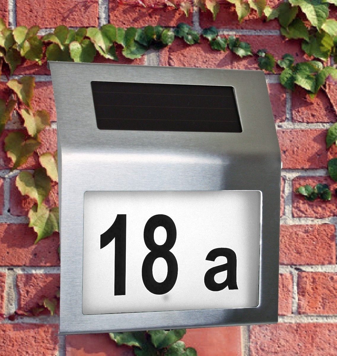Solar Powered House Number Light – Home Phase