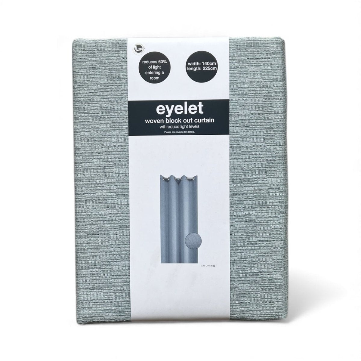 Woven Eyelet Blockout Curtain - 140cm x 225 cm – Home Phase