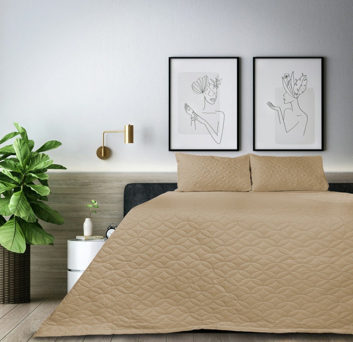 3PC Tela Milano Pinsonic Quilt Set - Queen – Style Phase Home