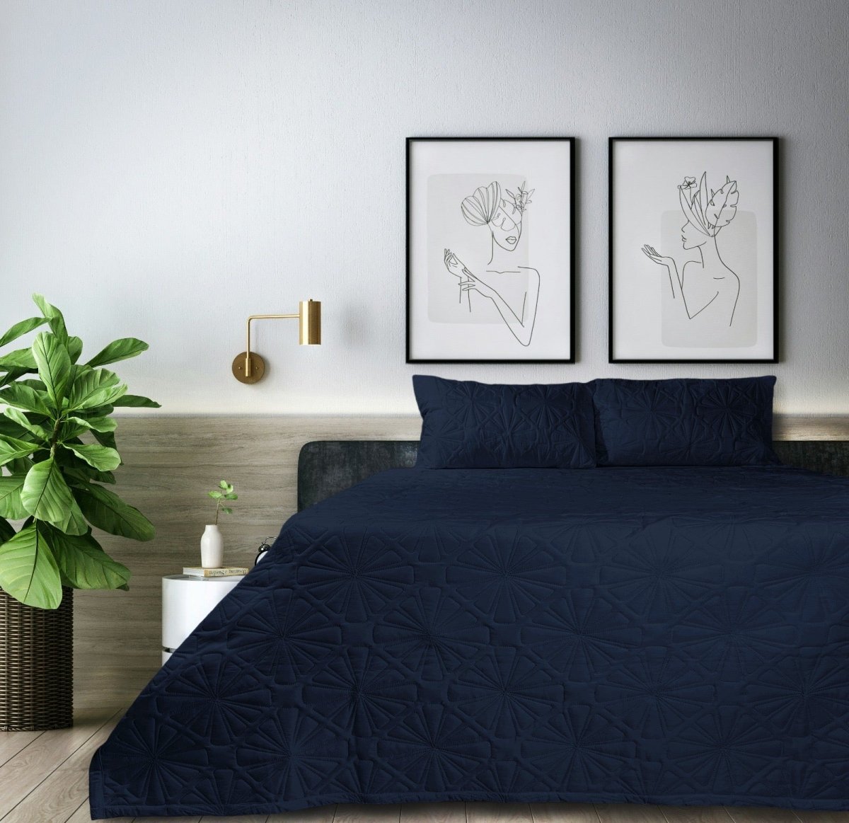 3PC Tela Milano Pinsonic Quilt Set - Queen – Style Phase Home