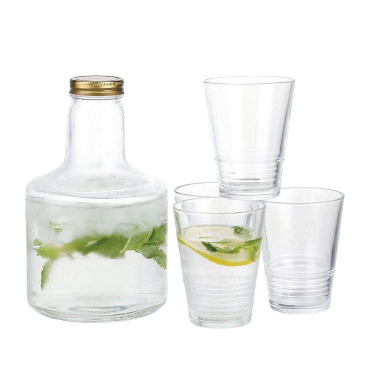 5PC Danny Home Glass Juice Jar Set – Home Phase