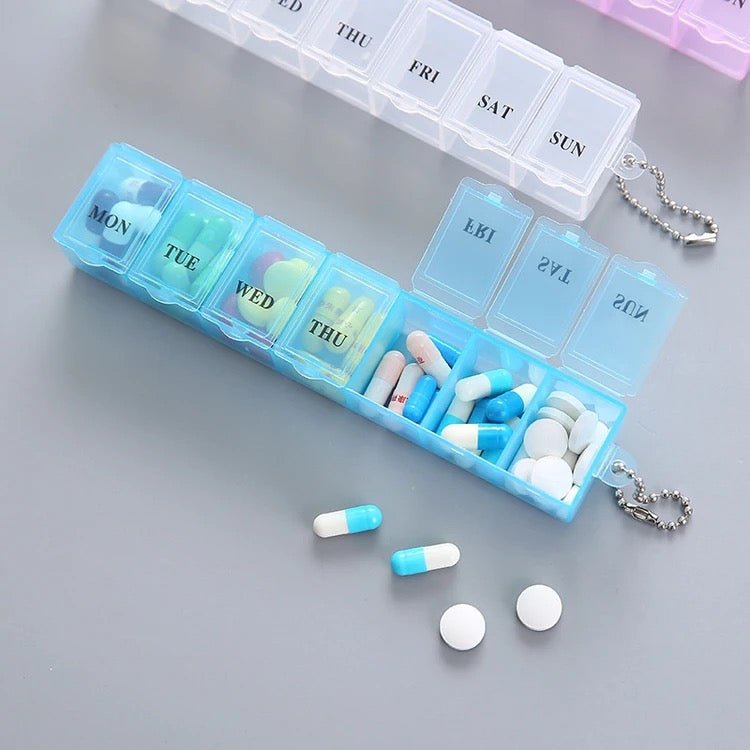 7 Slot Weekly Pill Organizer – Style Phase Home
