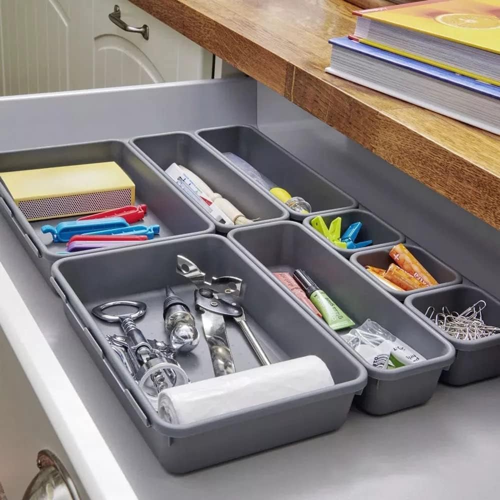 8 PC Interlocking Drawer Organizer – Style Phase Home