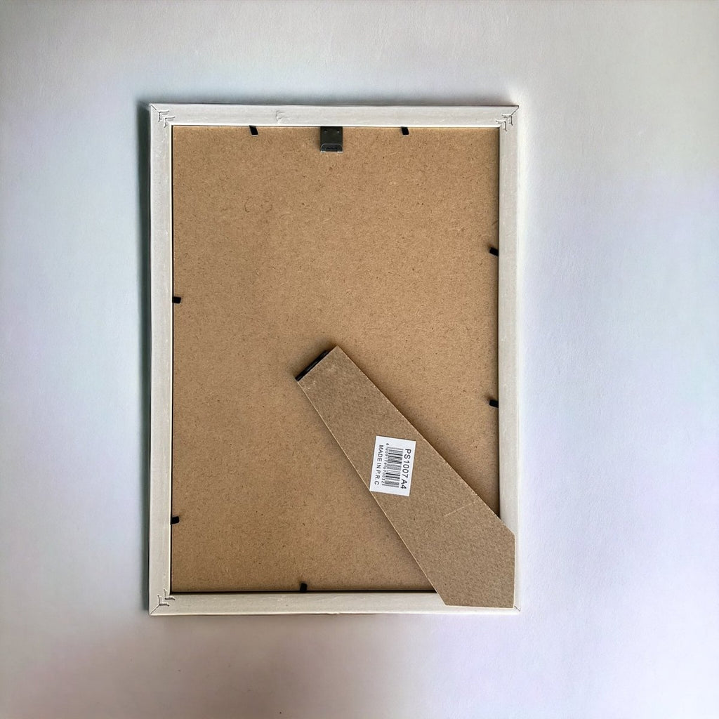 A4 Document Frame With Stand & Hook Placement – Home Phase