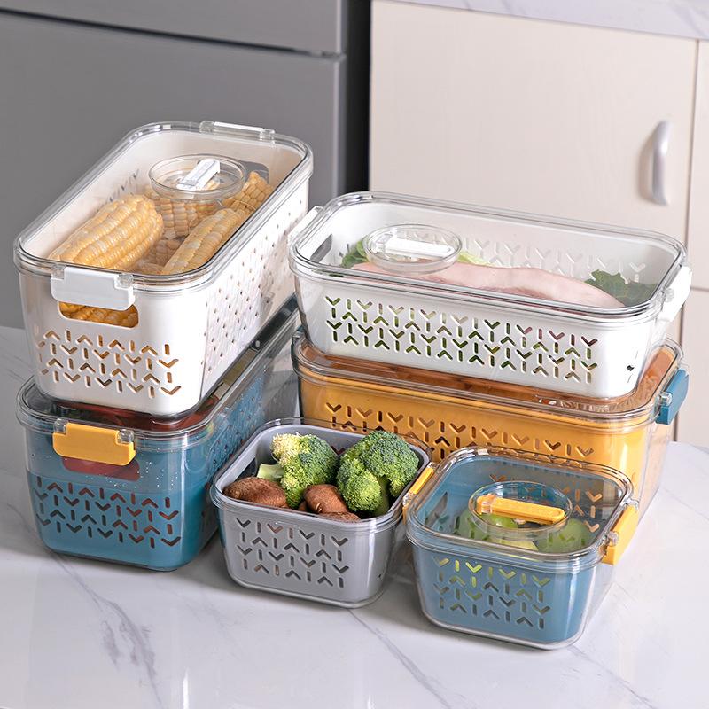 Acrylic Storage Box with Drainer – Home Phase