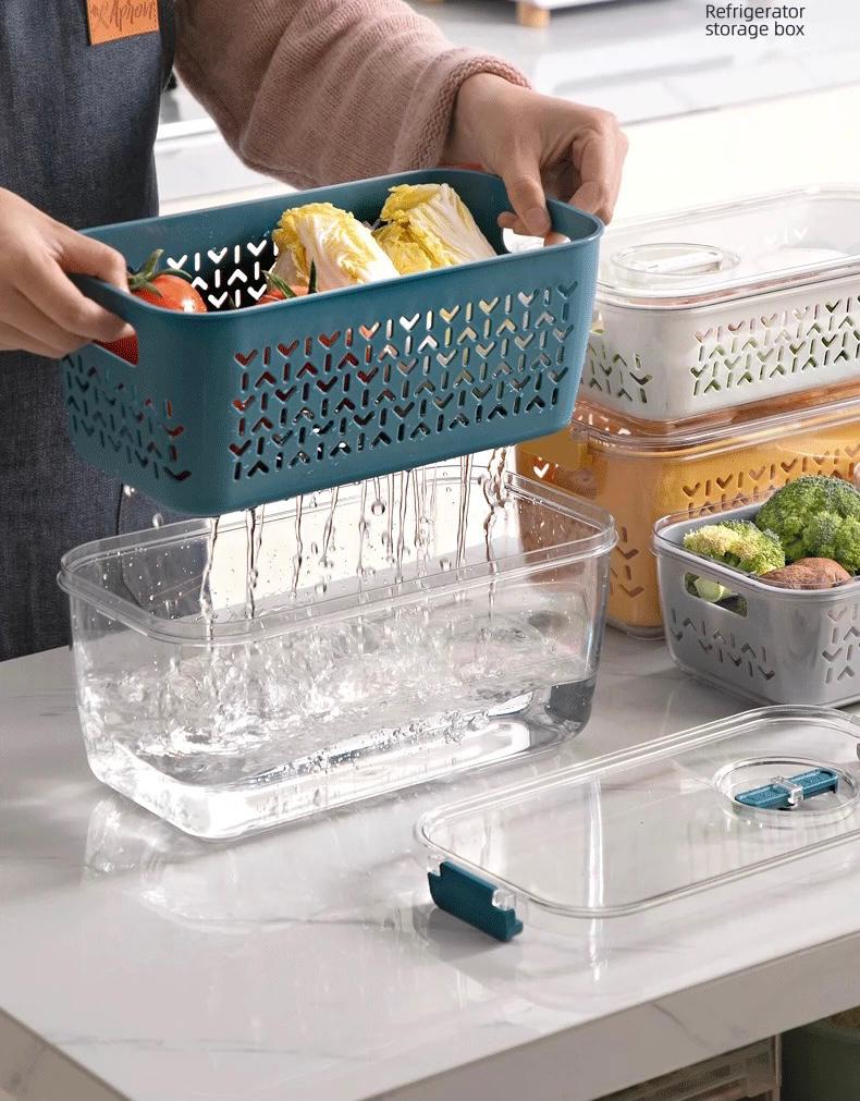 Acrylic Storage Box with Drainer – Home Phase