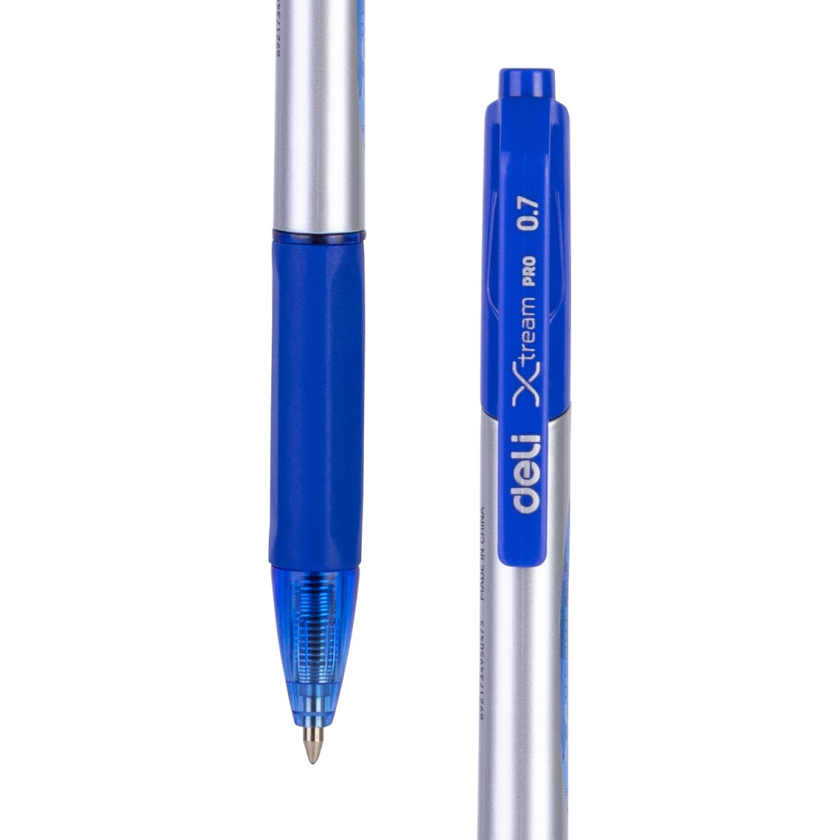 Deli Pro Xtream Blue Ball Point Click Pen - 12 Pack – Style Phase Home