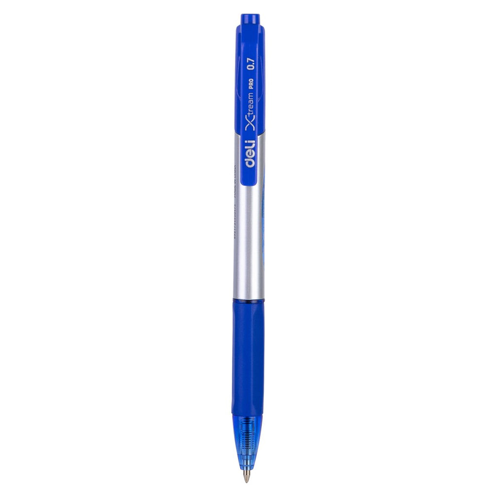 Deli Pro Xtream Blue Ball Point Click Pen - 12 Pack – Style Phase Home