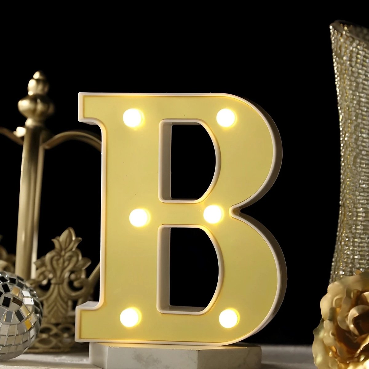 Gold LED Letter Lights – Home Phase