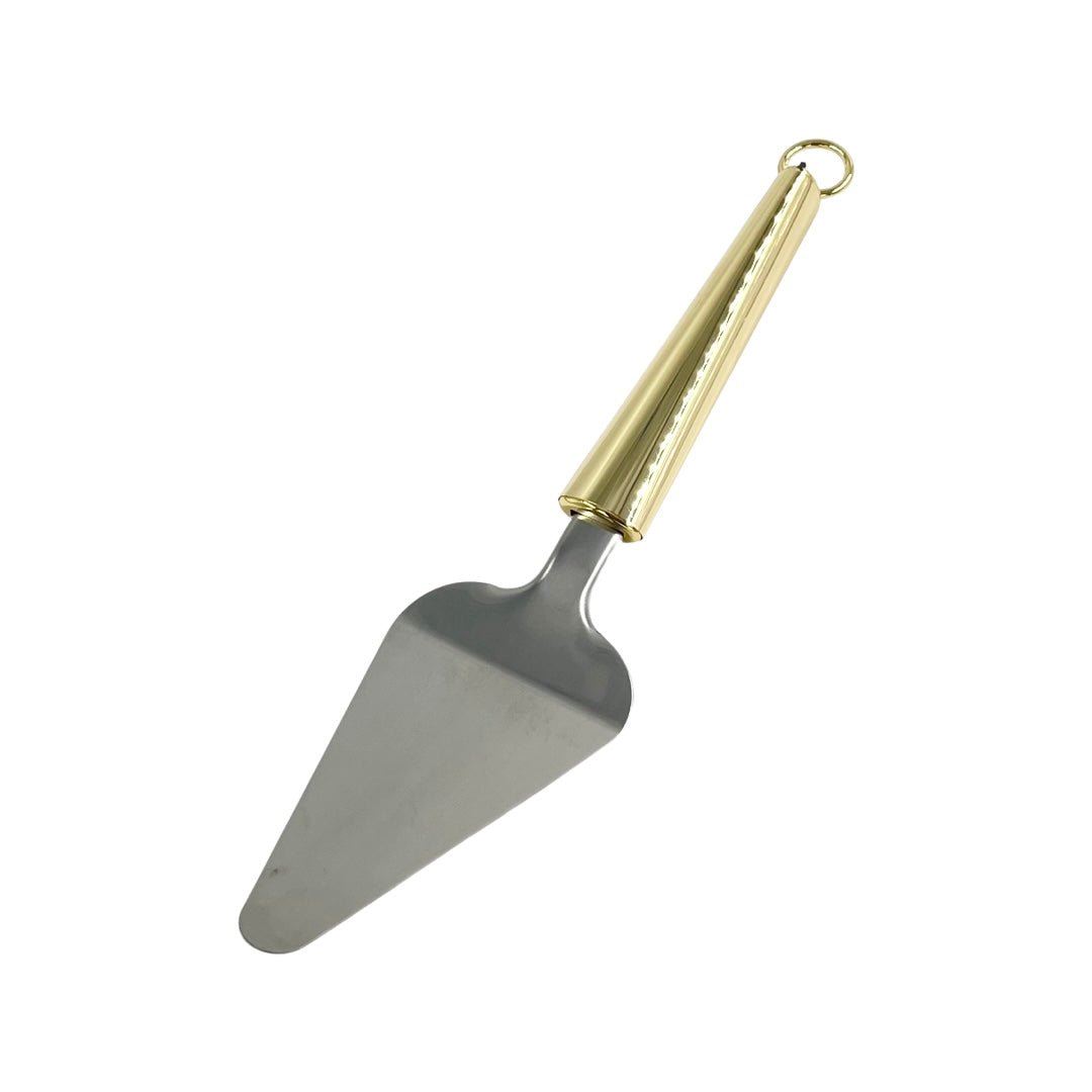 Gold Steel Cake Cutter & Server – Style Phase Home