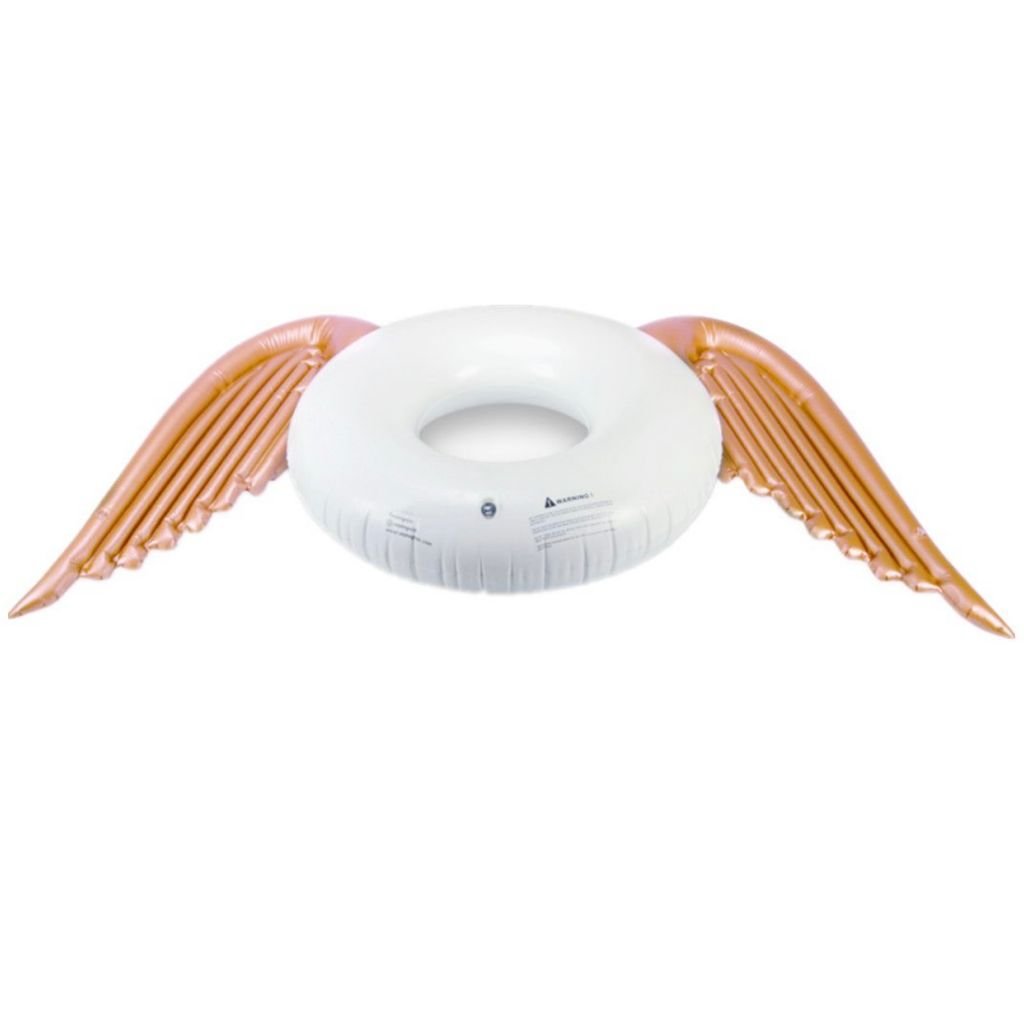 Golden Angel Wings Inflatable Swimming Ring – Style Phase Home