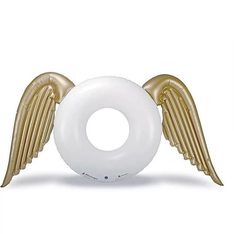 Golden Angel Wings Inflatable Swimming Ring – Home Phase