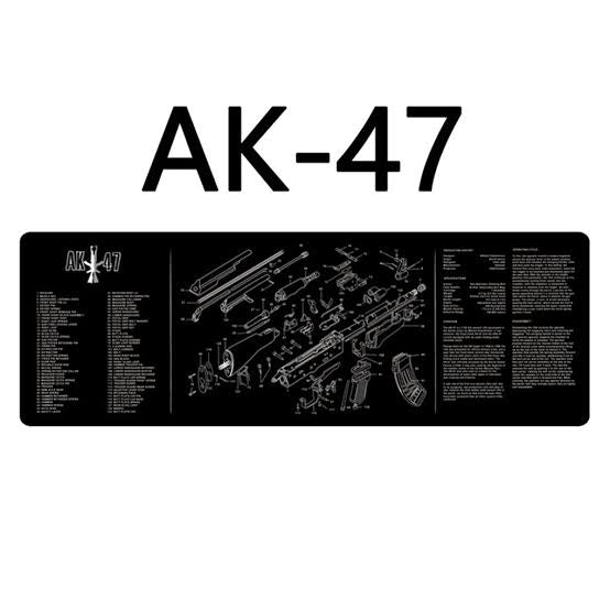 Large Gun Blueprint Mousepad – Home Phase