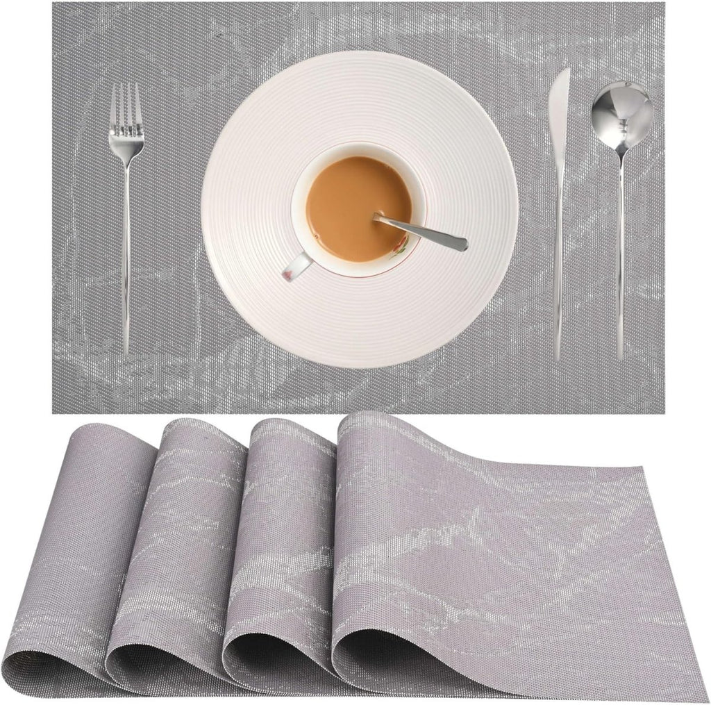 Luxury Marble Waterproof Placemat- Pack of 4 – Style Phase Home