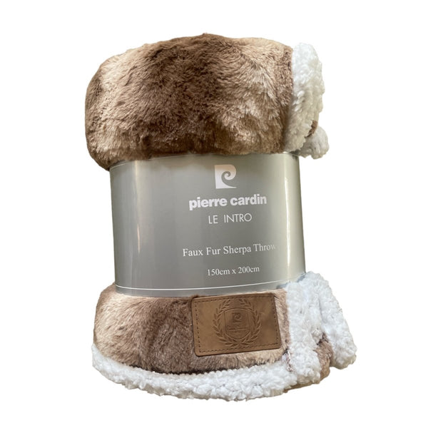 Pierre Cardin Faux Fur Throw 150 x 200cm – Style Phase Home