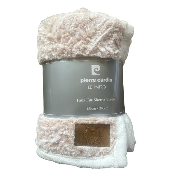Pierre Cardin Faux Fur Throw 150 x 200cm – Style Phase Home