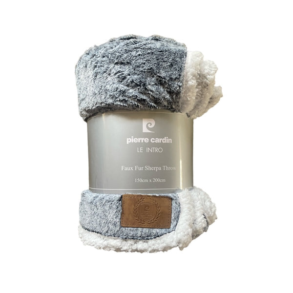 Pierre Cardin Faux Fur Throw 150 x 200cm – Style Phase Home