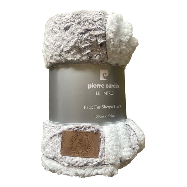 Pierre Cardin Faux Fur Throw 150 x 200cm – Style Phase Home