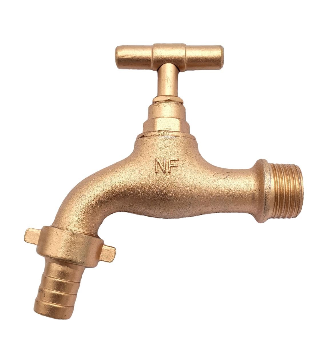 Polished Brass Garden Hose Water Bib Tap 1/2 With Male Thread – Home Phase