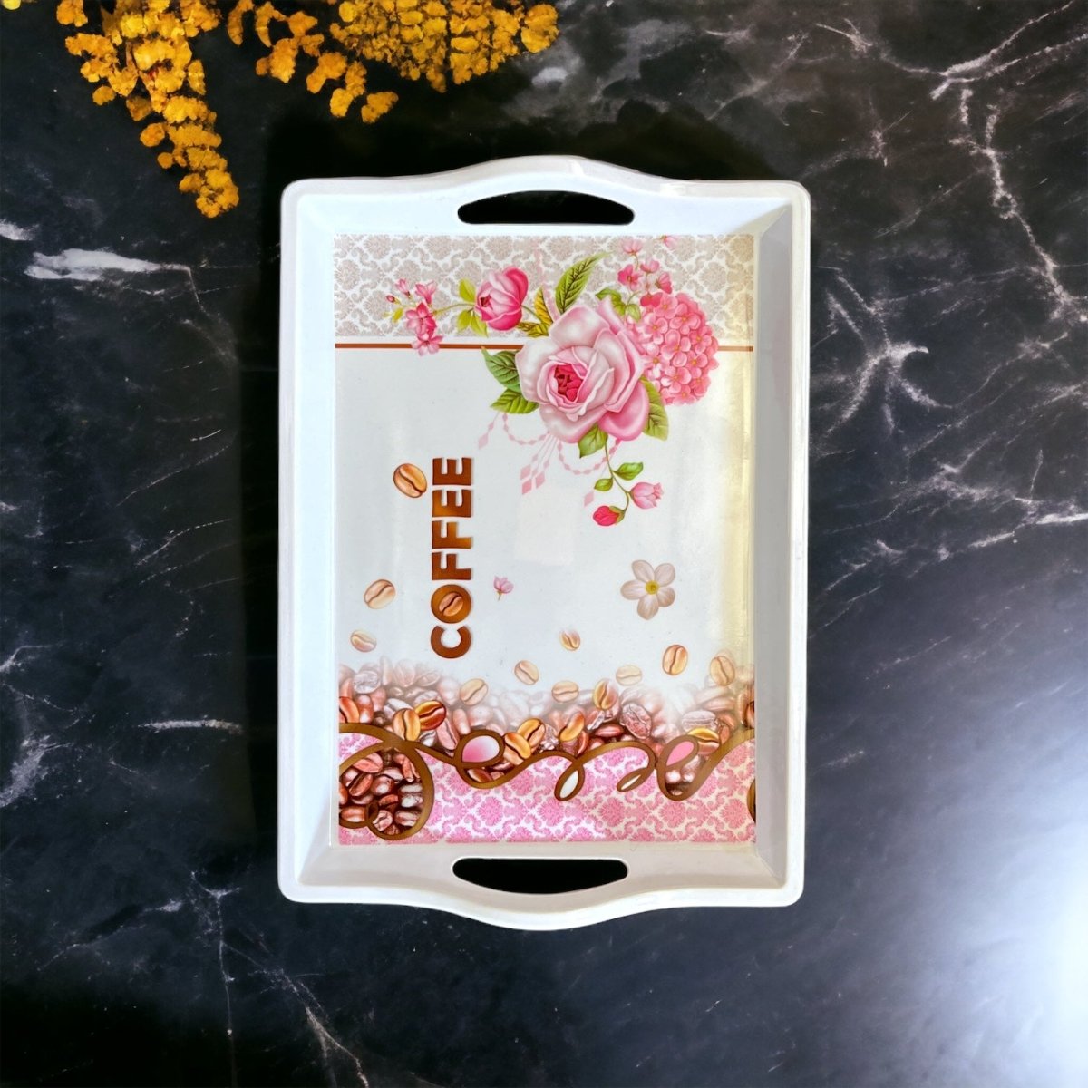 Rectangle Serving Tray With Handles - 37cm – Home Phase