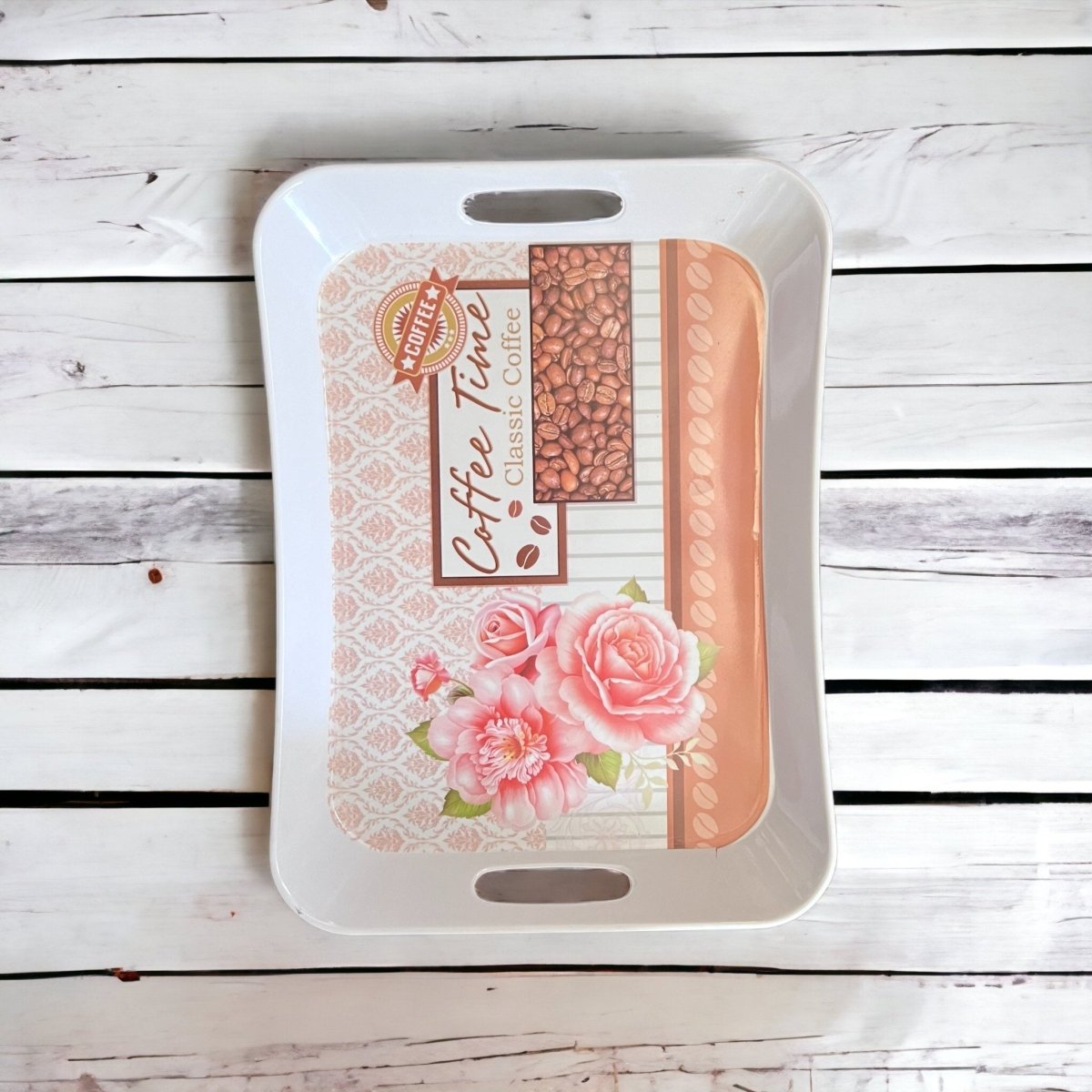 Rectangle Serving Tray With Handles - 42cm – Style Phase Home