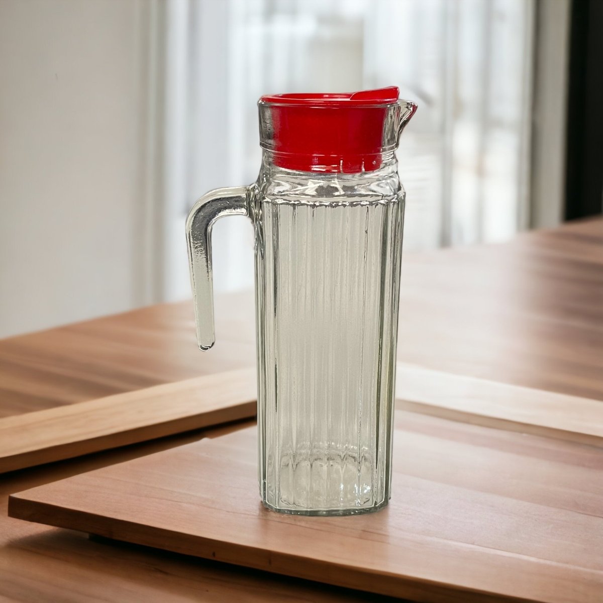 Ribbed Glass Jug - 1.2 L – Style Phase Home