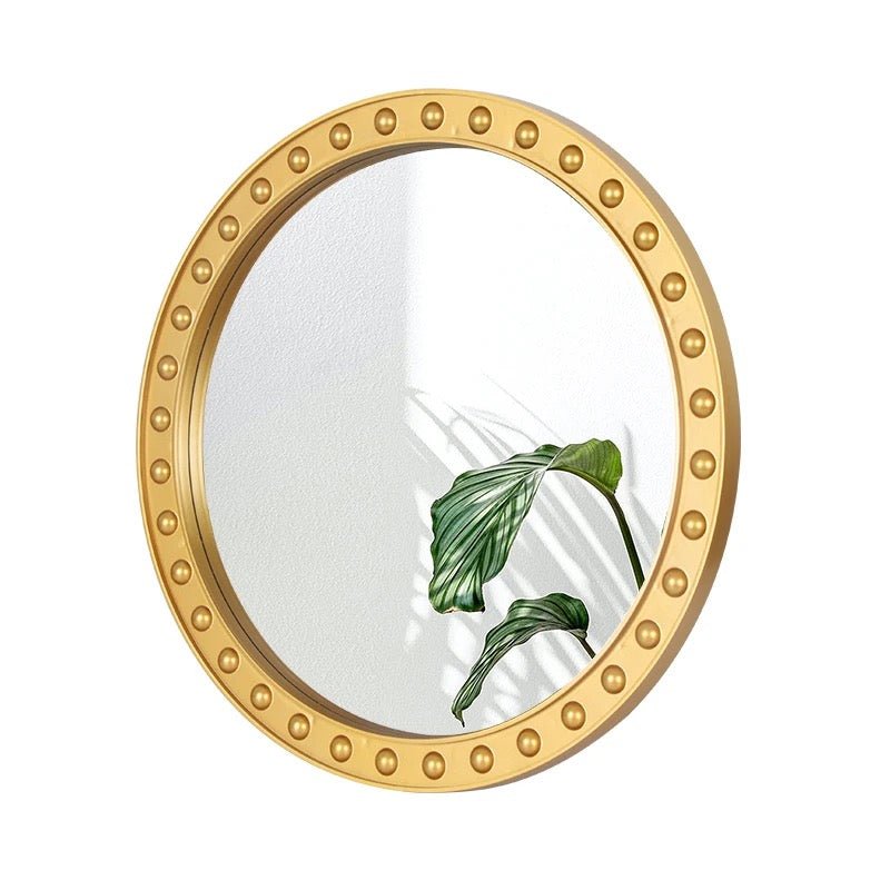 Round Luxury Gold Mirror - 50cm – Style Phase Home