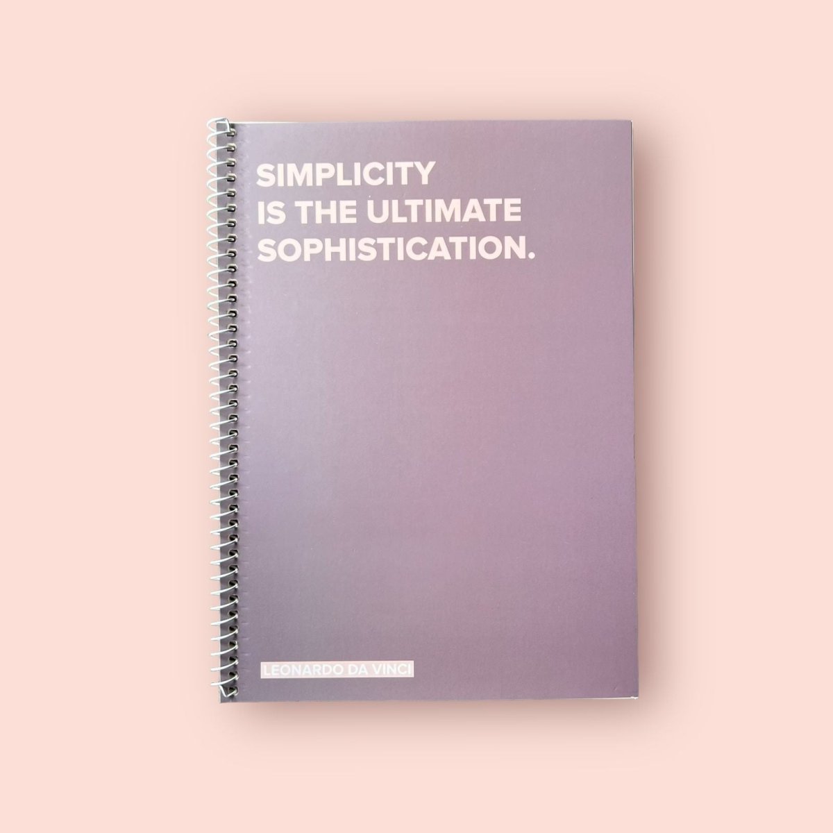 Spiral Spine Qoute Notebook - 18 x 25 cm – Style Phase Home